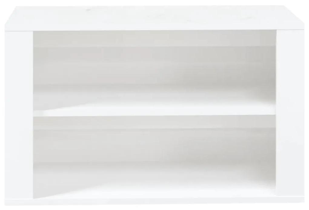 Botník bílý s vysokým leskem 75 x 35 x 45 cm kompozitní dřevo - Default Title