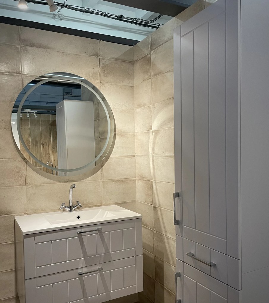 Kingsbath Arizona 80 koupelnové kulaté zrcadlo s LED podsvícením