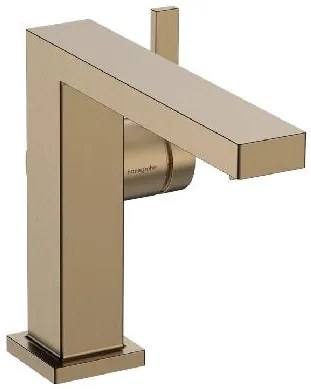 Hansgrohe Tecturis E - Umyvadlová baterie s výpustí Push-Open, CoolStart, EcoSmart, kartáčovaný bronz 73024140