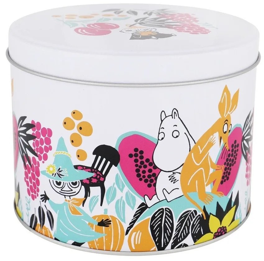 Kulatá plechová dóza Moomin Papaya 1,5L, Martinex Finsko