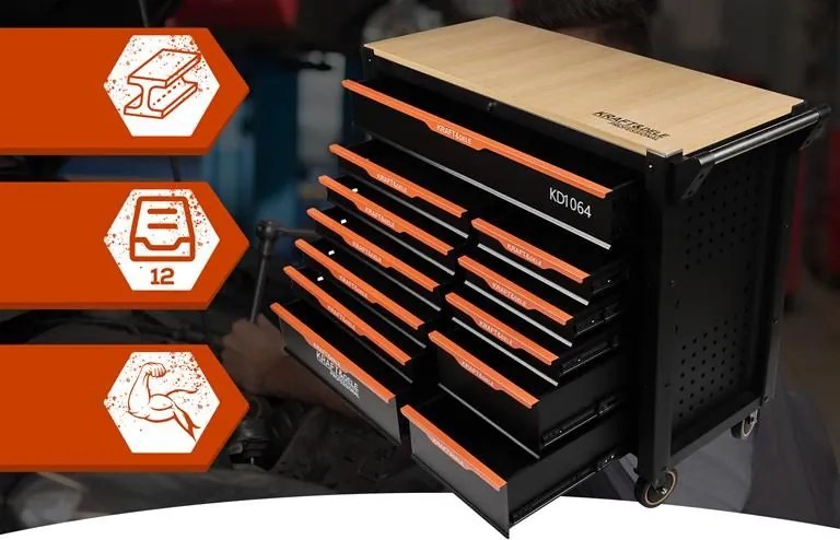Kraft&Dele Prázdná nářaďová skříň KD1064 KD1064
