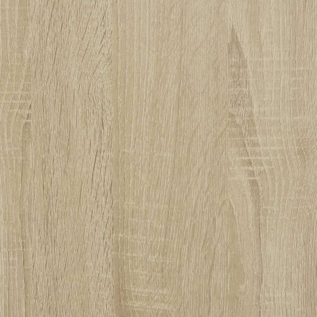 vidaXL Psací stůl s LED světly 120 x 55 x 91 cm kompozitní dřevo [3309418] Barva: dub sonoma