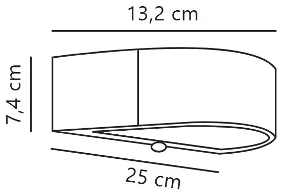 Nordlux - LED Solární nástěnné svítidlo se senzorem MONAY LED/5W/5V IP44