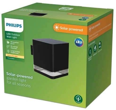 Philips - LED Solární nástěnné svítidlo VIRONA LED/1,8W/3,7V 2700K IP44
