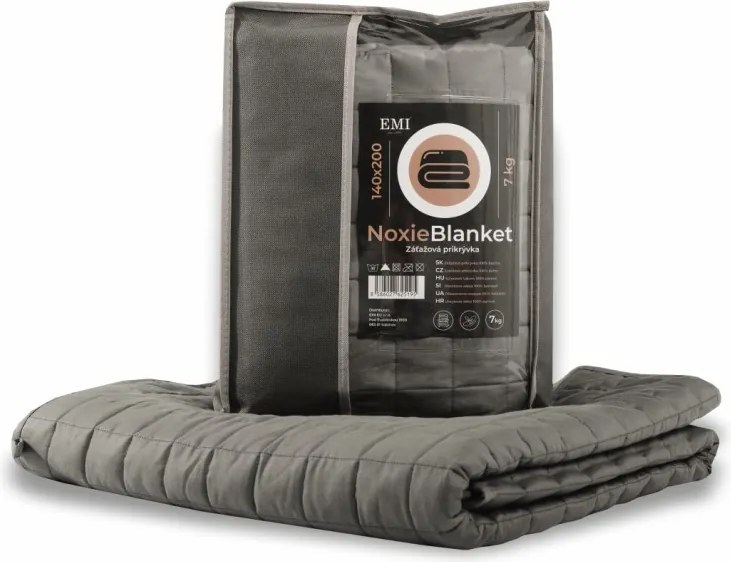 Zátěžová přikrývka NoxieBlanket 7kg 140x200 cm EMI