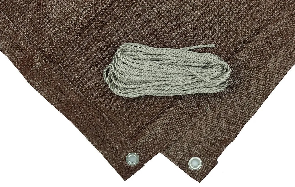 Bestent Balkonová zástěna 0,8x5m 95% Balcone Brown