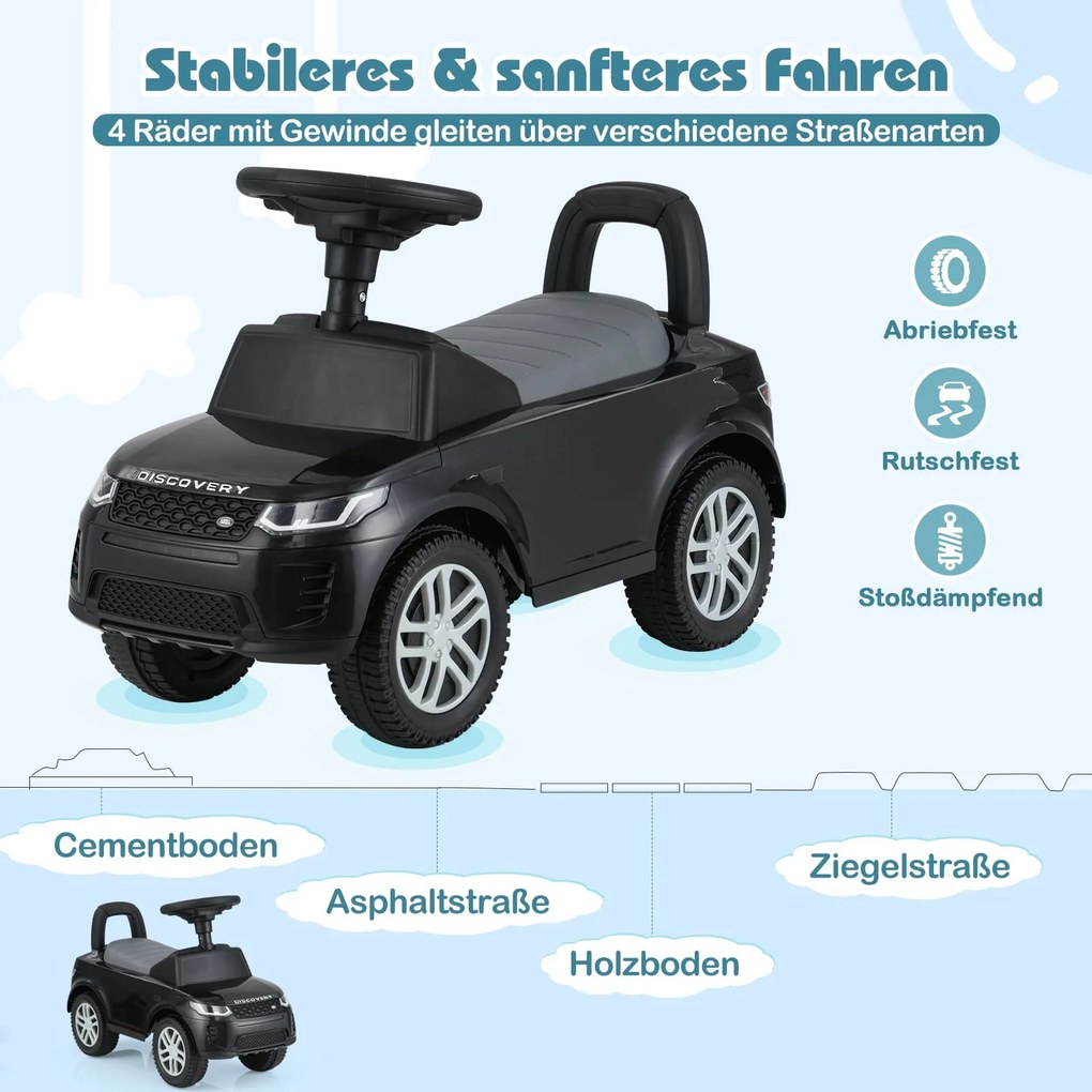 Costway Pojízdné auto s úložným prostorem, pojízdné auto, dětské