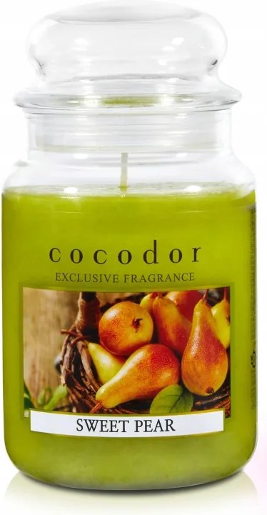Vonná svíčka ve sklenici Cocodor Sweet Pear 550 g K3
