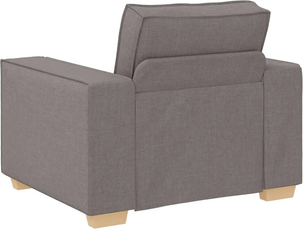 Pohovka 3 ks Taupe Lněná směs 3324615