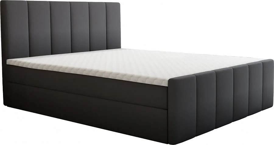 Tempo Kondela Boxspringová postel, 180x200, šedá, STAR