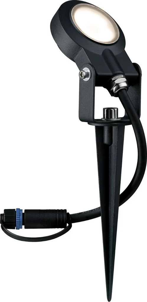 P 94729 Plug & Shine LED bodové zahradní světlo Sting základní sada neláká hmyz IP67 2200K 3x6,3W 75VA antracit - PAULMANN
