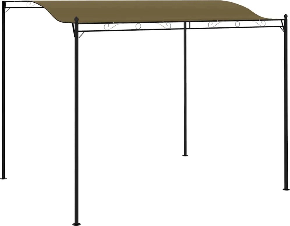 Stínící markýza 3 x 2,4 m taupe 180 g/m² 312216