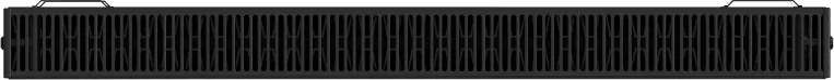 Mexen, Panelový radiátor Mexen Line CL22 500 x 800 mm, boční připojení, 1092 W, černý - W422L-050-080-70