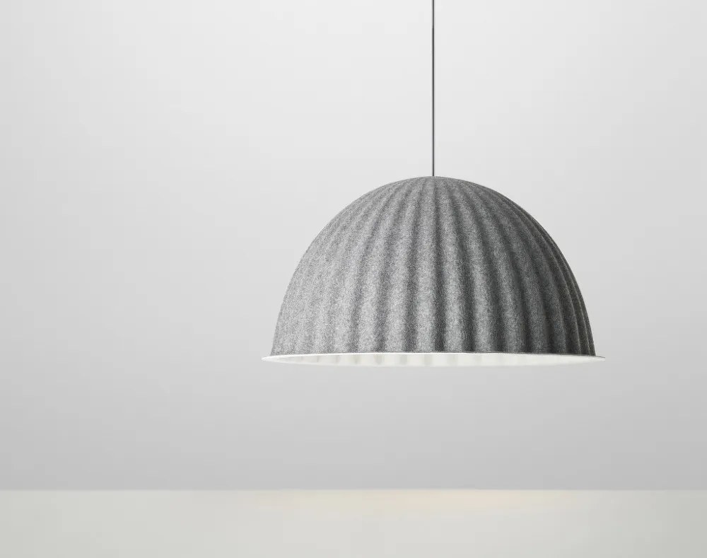 Muuto Závěsná lampa Under The Bell Ø 82, grey 21352