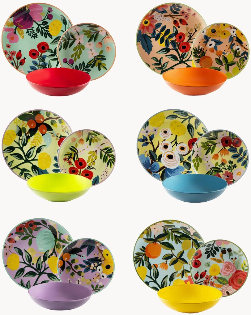 Sada nádobí Fiori Frida, pro 6 osob, 18 dílů