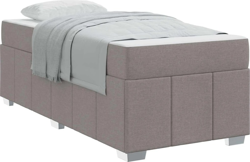 Rám postele Taupe 120 x 190 cm textil 3398276