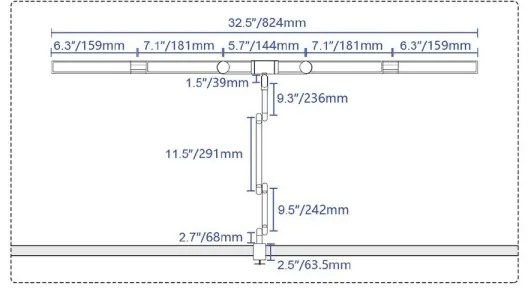 Brilagi-LED Stmívatelná flexibilní stolní lampa VARIO LED/24W/230V 3000-6500 čer