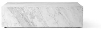 Plinth Low white marble carrara Audo (MENU)