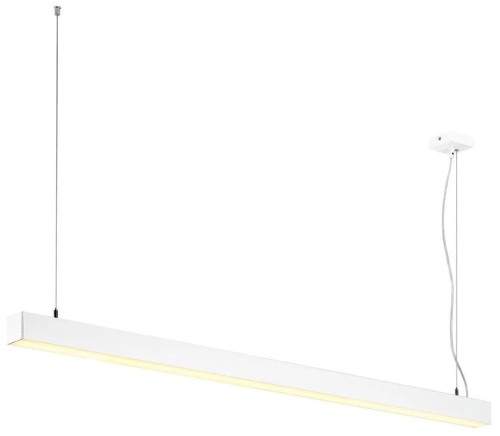 LA 1001310 Q-LINE DALI SINGLE LED, závěsné svítidlo, stmívatelné DALI, 1 500 mm, bílé - BIG WHITE (SLV)