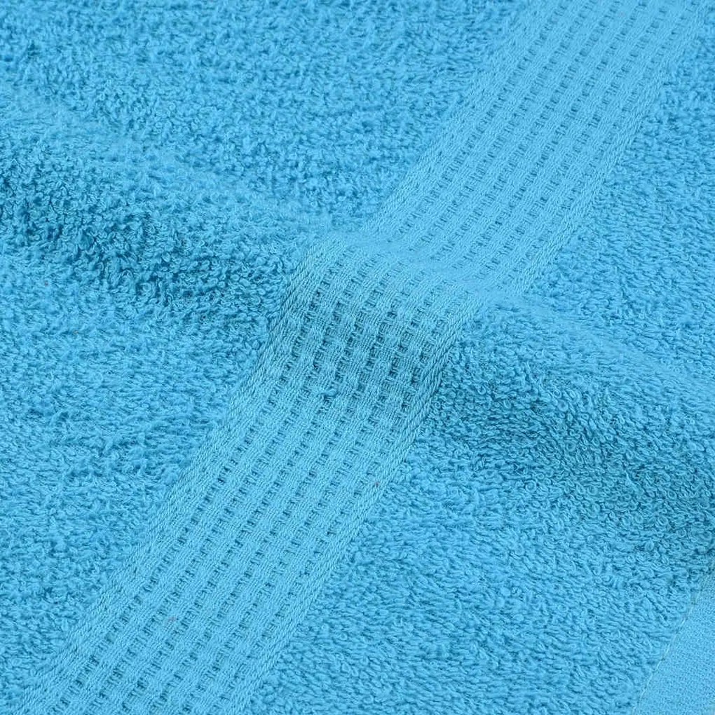 Ručníky FROGN 10 ks tyrkysové 100x200 cm 360 g/m² 136988