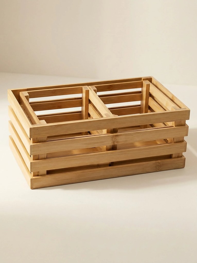 Sinsay - Úložné boxy 3 ks - béžová