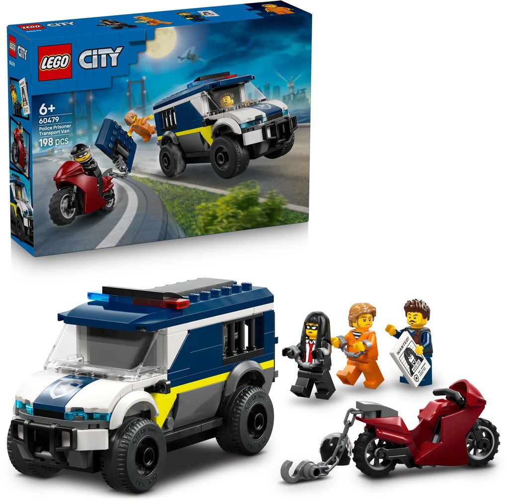 Lego® city 60479 policejní dodávka pro převoz vězňů 5702018031759