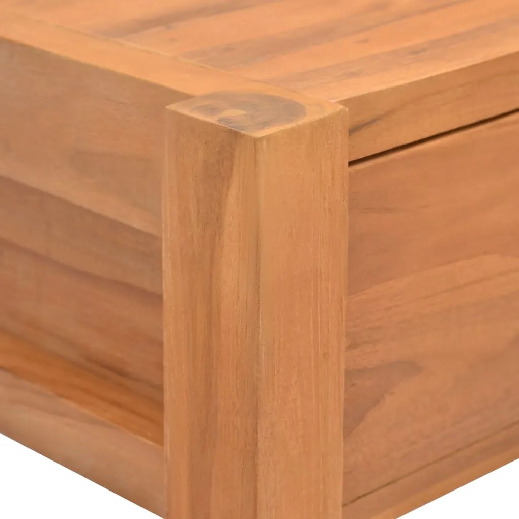 Psací stůl se 2 zásuvkami 100 x 40 x 75 cm teakové dřevo