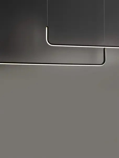 Designový lustr Strita černá