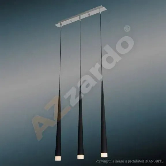 Minimalistické svítidlo Stylo 3 černé
