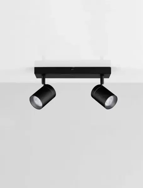 LED černé moderní stropní svítidlo Alma