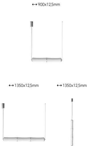 Immax NEO 07103L -LED Stmívatelný lustr na lanku BAMBOOS 45W/230V 135 cm Tuya+DO