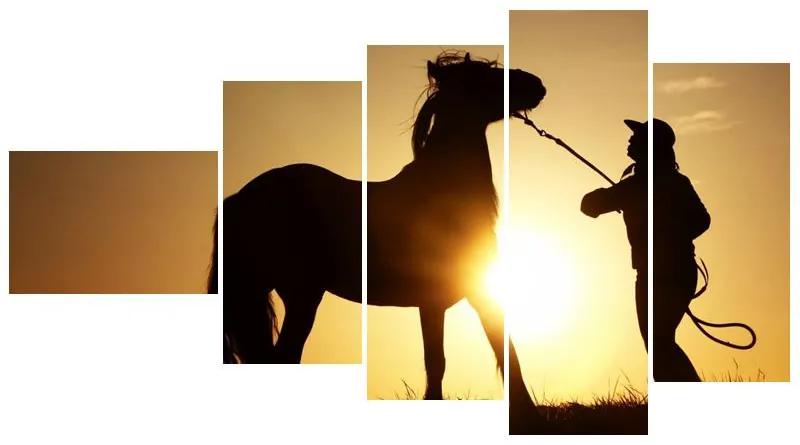Obraz siluety koně (110x60 cm), 40 dalších rozměrů