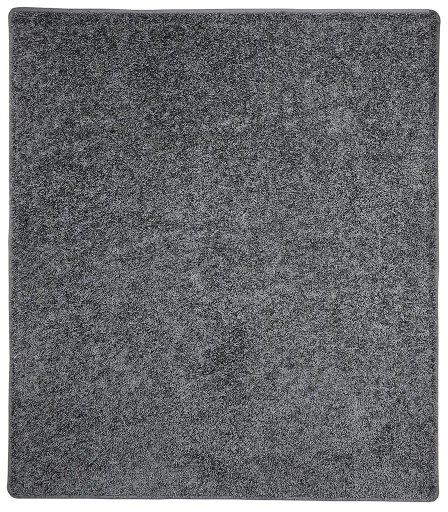 Vopi koberce Kusový koberec Color Shaggy šedý čtverec - 400x400 cm