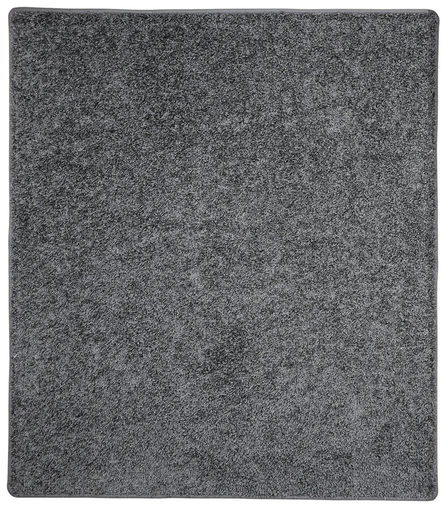 Vopi koberce Kusový koberec Color Shaggy šedý čtverec - 400x400 cm