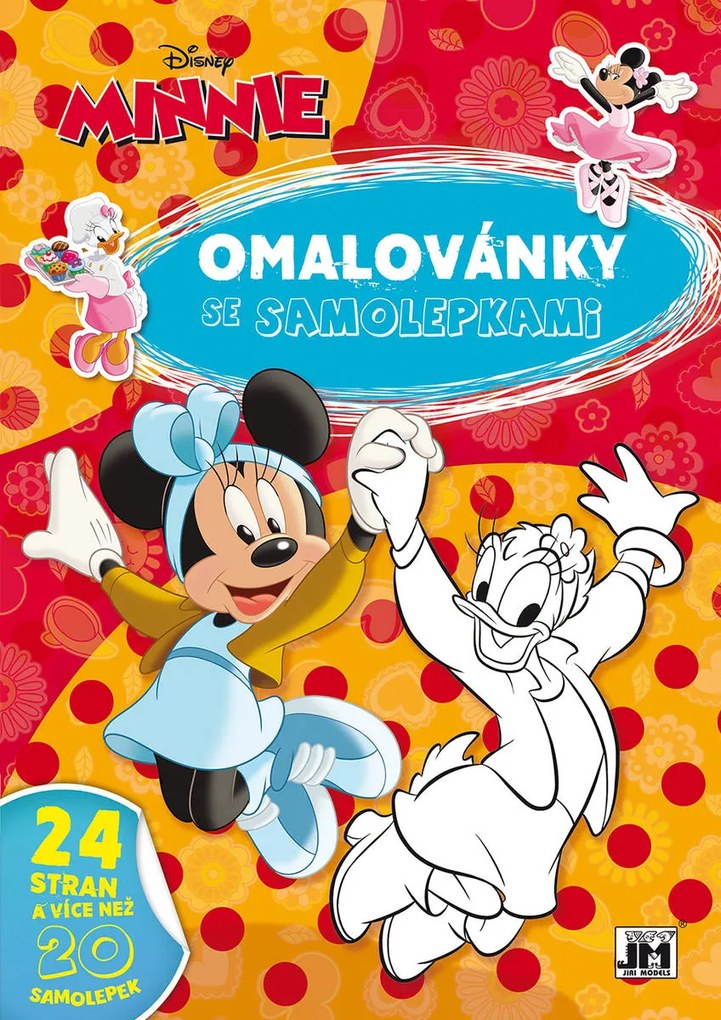 JIRI MODELS Omalovánky A4 se samolepkami Disney Minnie Mouse 8