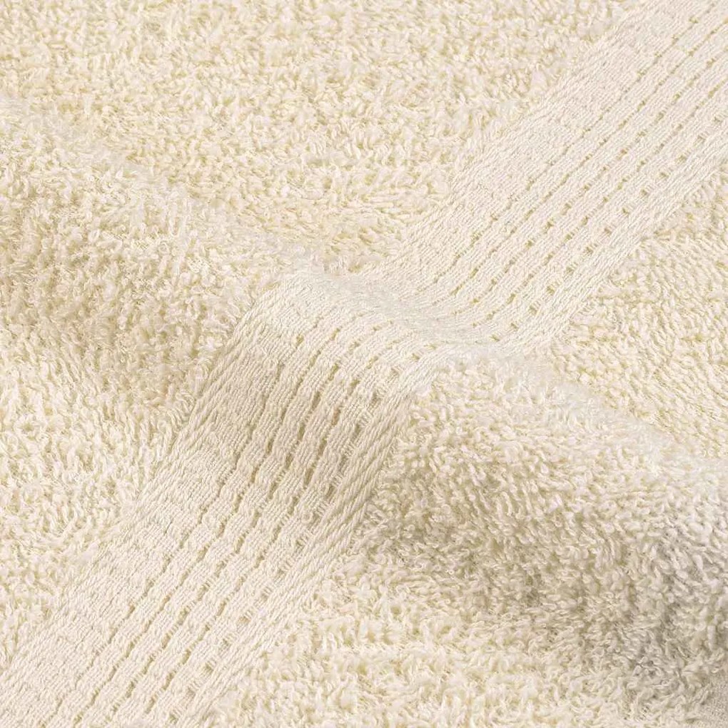 Ručníky pro hosty FROGN 10 ks krémové 30x50 cm 360 g/m² 136997