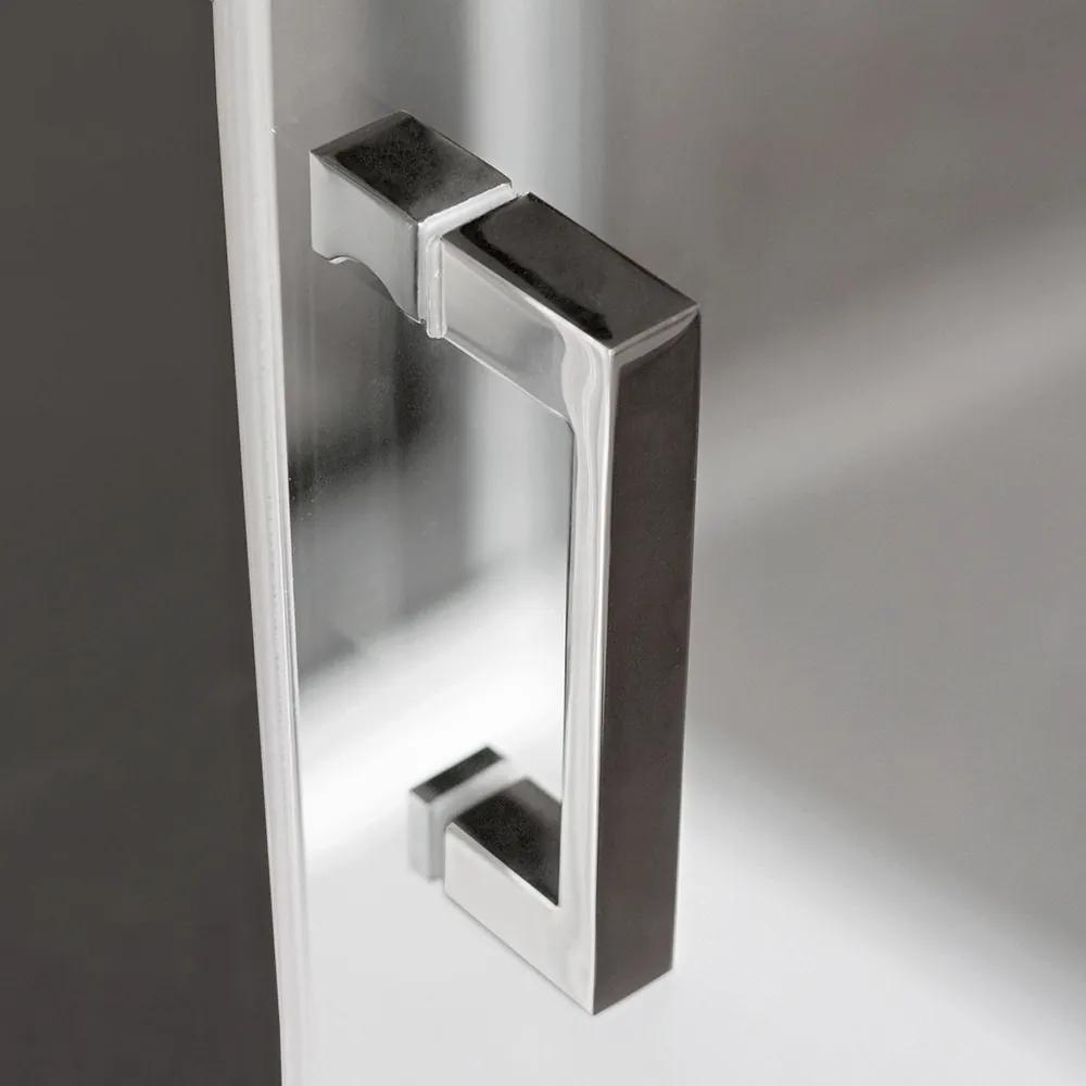 Sprchové dveře posuvné v kombinaci s pevnou stěnou LLB Viz technická specifikace Transparent Brillant LLD2/1000+LLB/700 1000 700 LLD2/1000_LLB/700_br_tr