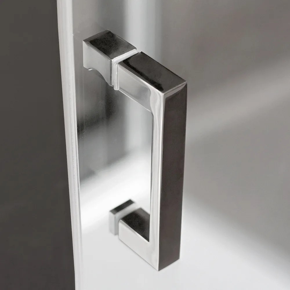 Sprchové dveře posuvné v kombinaci s pevnou stěnou LLB Viz technická specifikace Transparent Brillant LLD4/1300+LLB/800 1300 800 LLD2/1300_LLB/800_br_tr