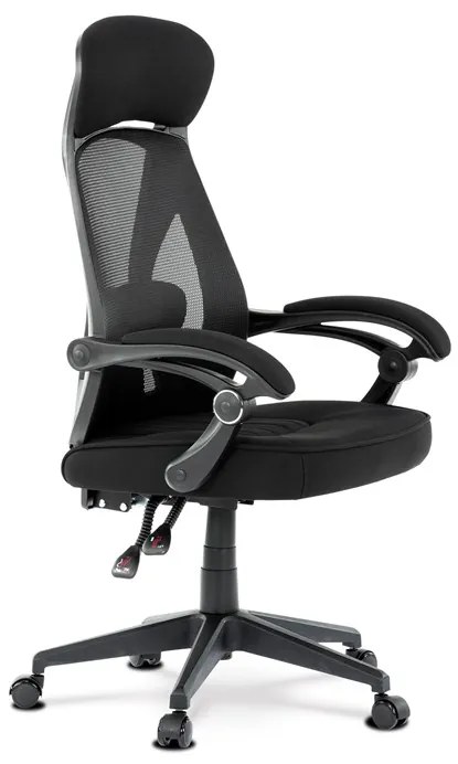 Ergonomická kancelářská židle VIGELTI - černá síťovina Barva: černá