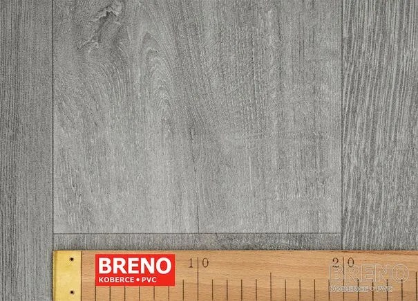 Breno PVC CROWN Texas Oak 977D - šedé dřevo, šíře 100 cm