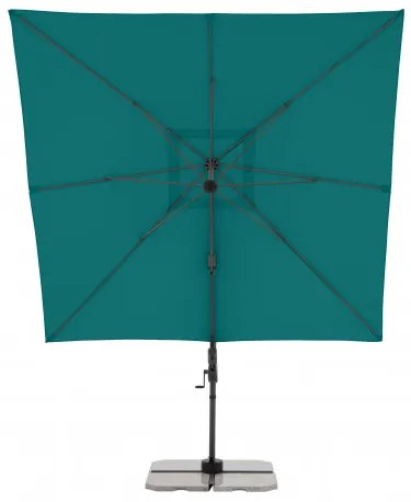 Zahradní slunečník s boční nohou Derby DERBY DX 280 x 280 cm- modrý