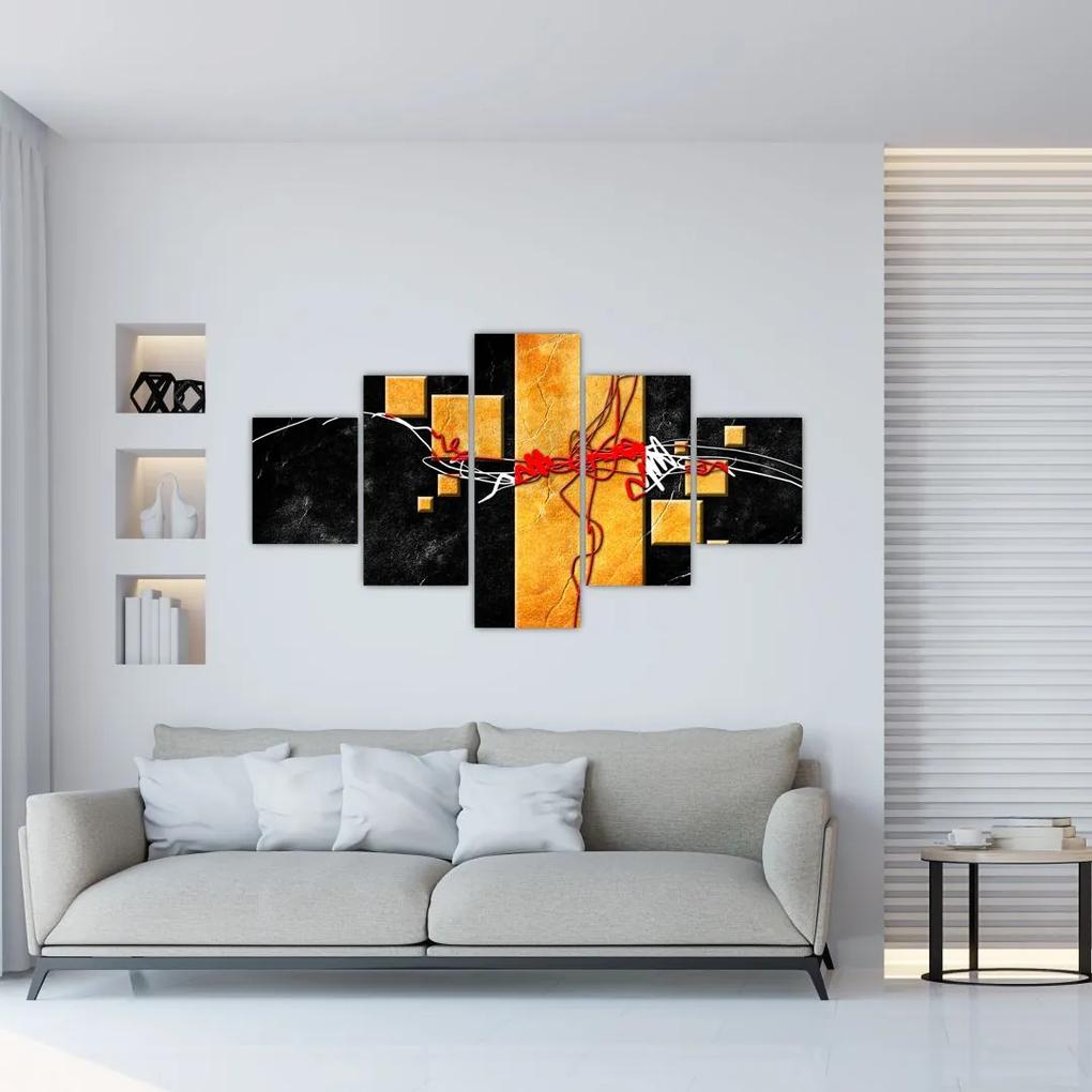 Abstraktní obraz - Tanečnice (125x70 cm)