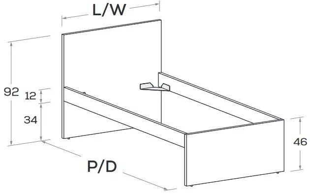 NIDI - Dětská postel LILA R01