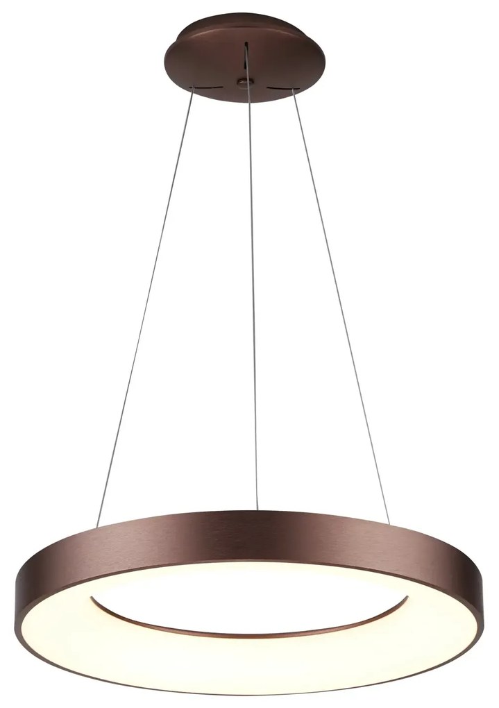 Moderní lustr Santana 60 Cct měděná + dálkové ovládání