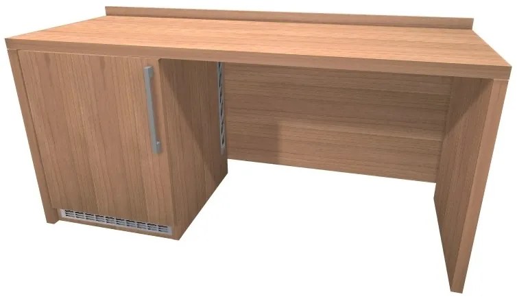 ALAX - Psací stůl SPA se skříní pro minibar 160x60