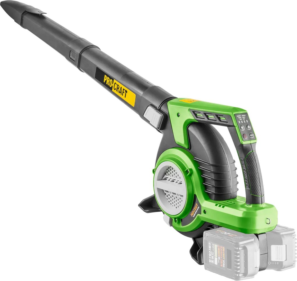 Procraft VB20 20V - akumulátorový vysavač listí (bez akumulátoru a nabíječky)
