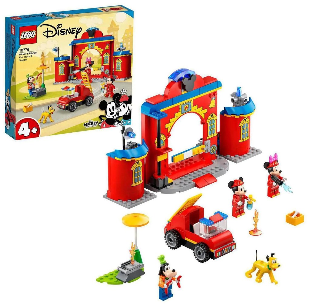 Lego stavebnice lego | disney mickey and friends 10776 hasičská stanice a auto mickeyho a přátel