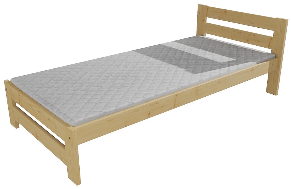Vomaks Jednolůžková postel VMK005B Rozměr: 100 x 200 cm, Barva: barva šedá