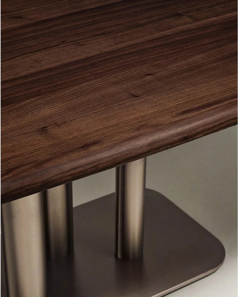 Jídelní stůl v dekoru ořechu 100x180 cm Melvar – Kave Home