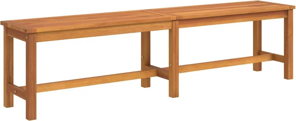 Zahradní lavice 180 x 35 x 45 cm masivní akáciové dřevo 319421